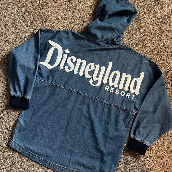 Disney | Jackets & Coats | Disneyland Spirit Jersey Denim Guc Small ...